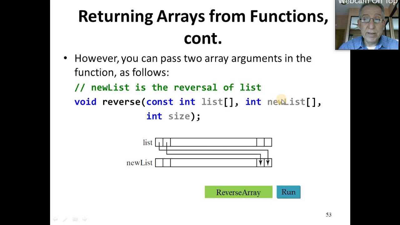 Chapter 7: Single-Dimensional Arrays and Functions
