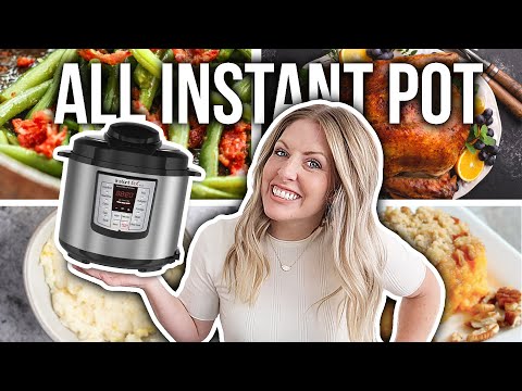 ENTIRE Thanksgiving Dinner Inside An Instant Pot!