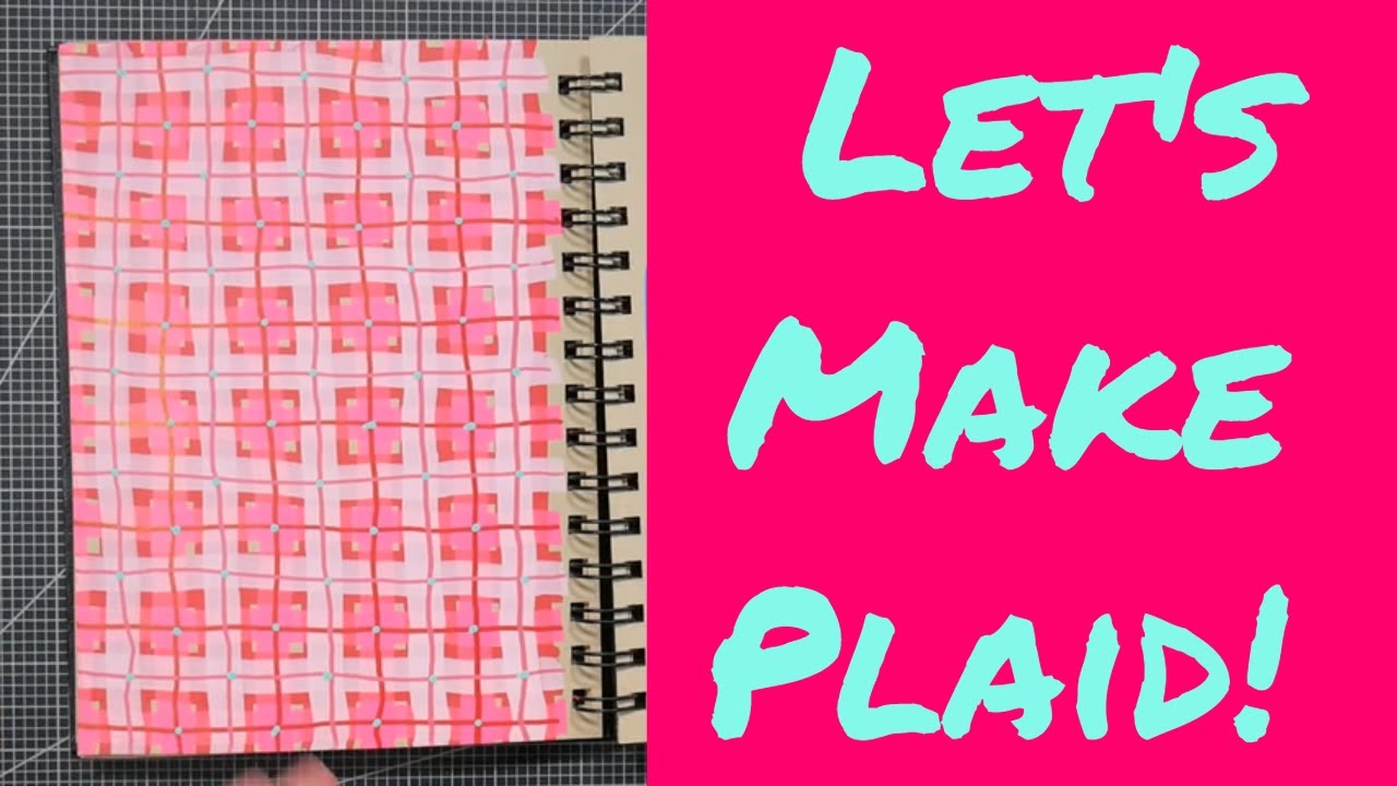 Easy! How To Make a Plaid Pattern // Use What You Have!
