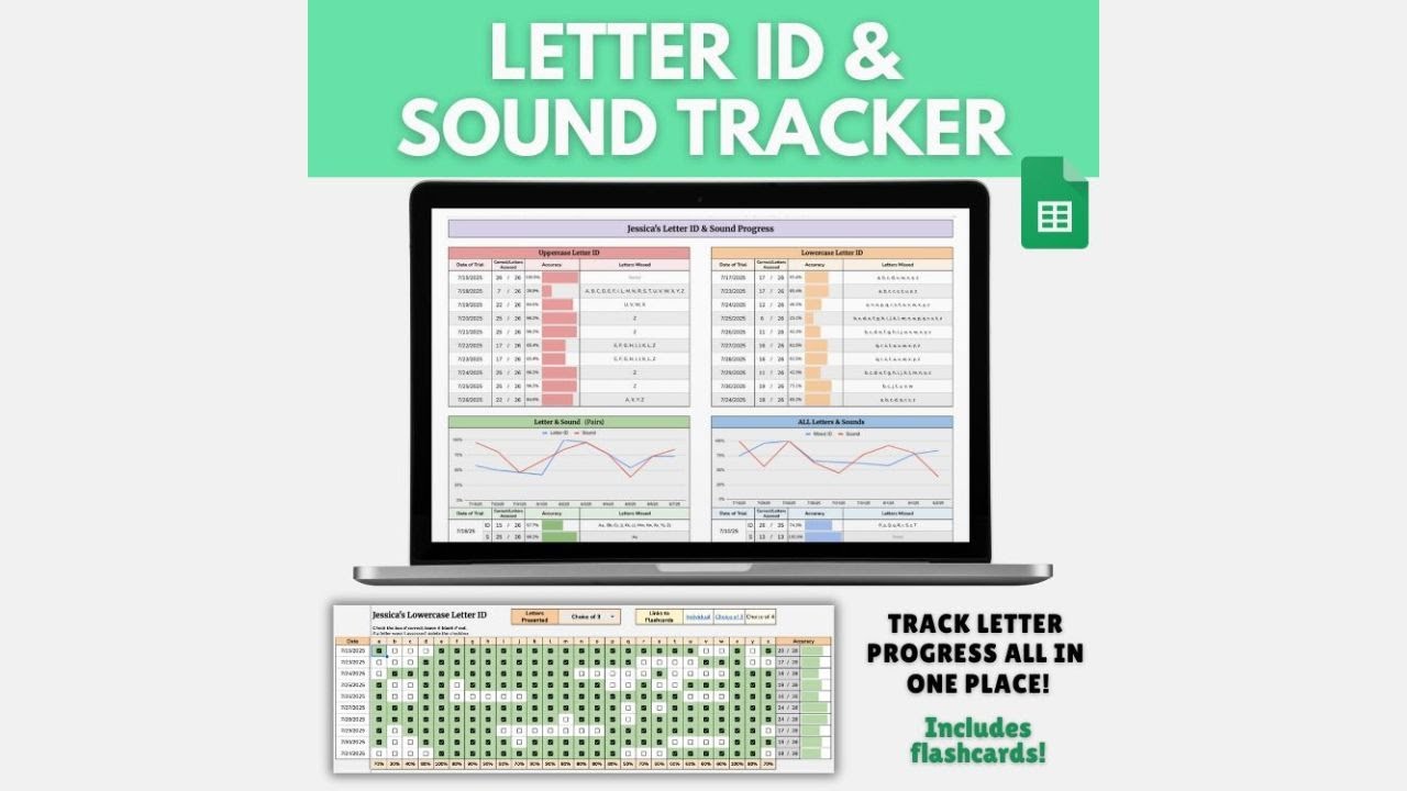 Letter ID & Sound Tracker | Tutorial
