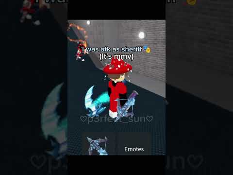 I was eating in one hand🙌 // it's mmv🎠// #roblox #mm2 #mm2beating
