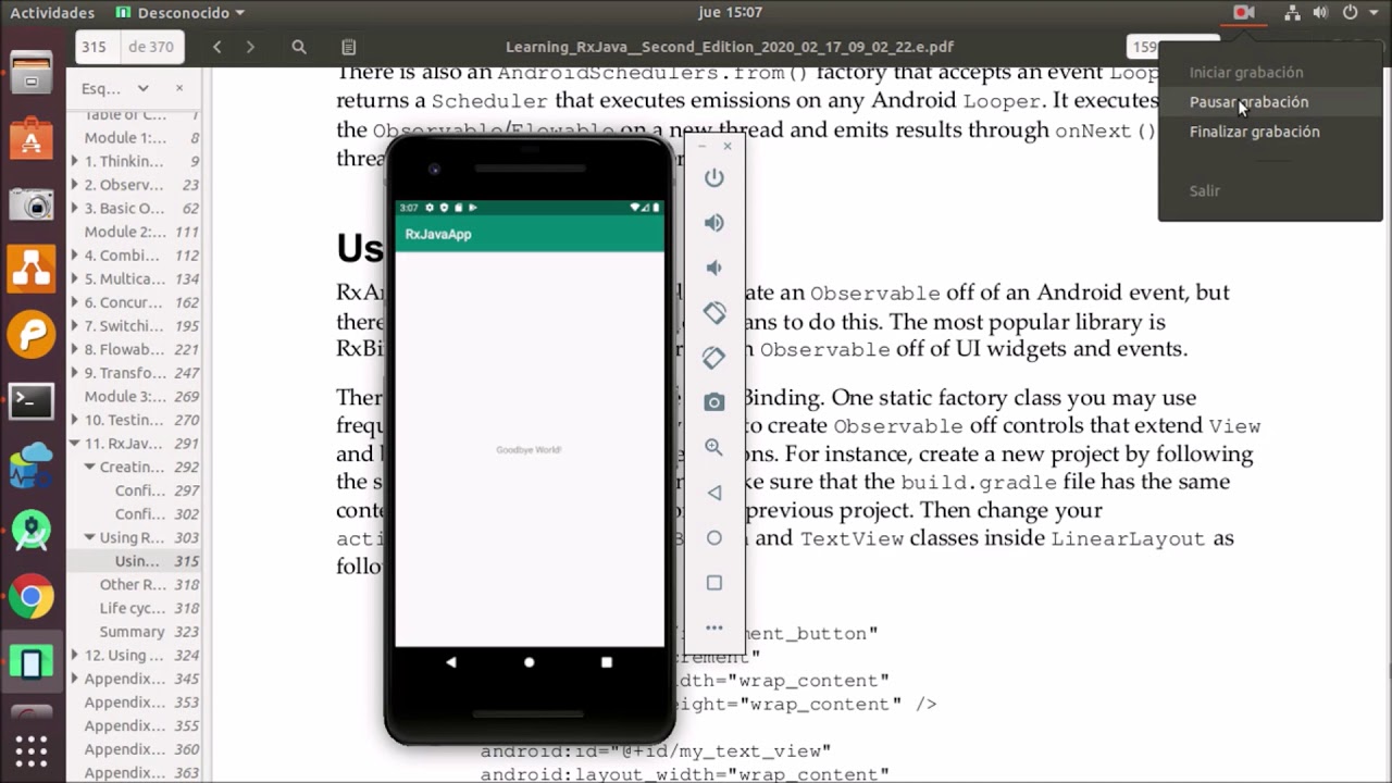 Learning RxJava 3 – Second Edition | 11. RxJava on Android