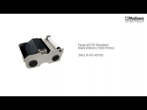 Fargo 45102 Standard Black Ribbon 1000 Prints R FG 45102