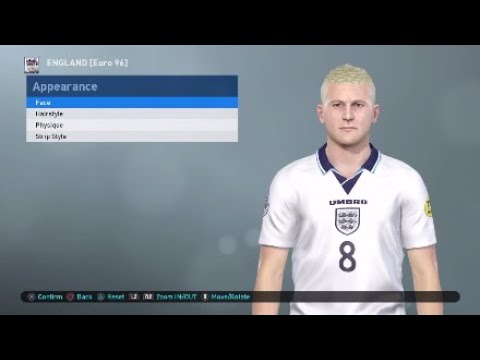ENGLAND 1996 – BIENVENIDO A LA WEB CLASICA PARA PES 2014-2021