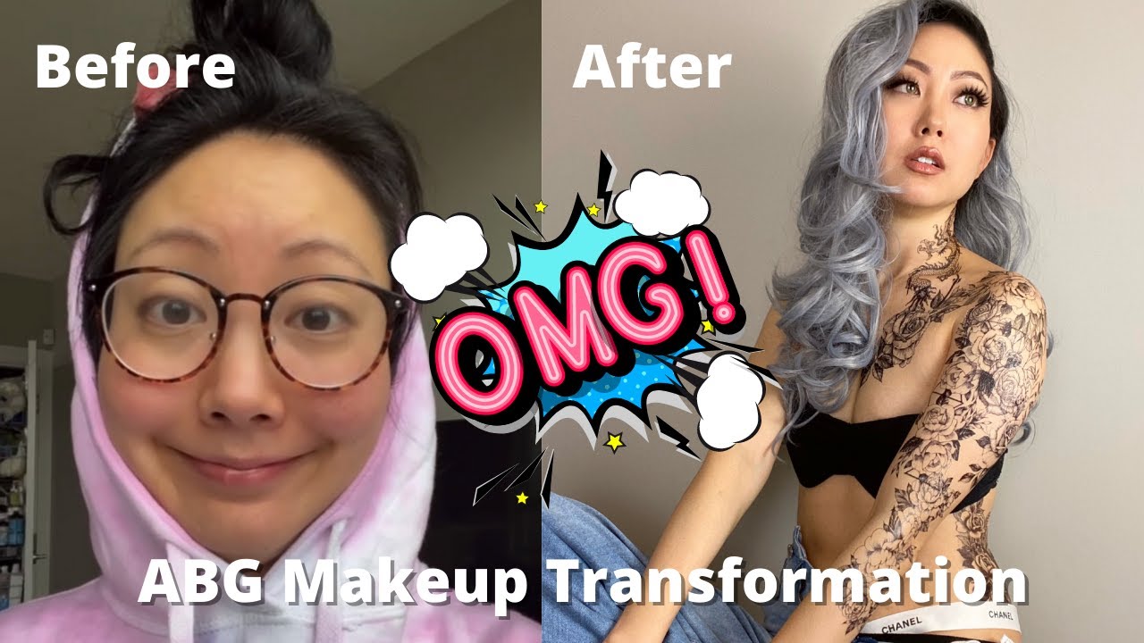 Crazy ABG (Asian Baby Girl) Makeup Transformation. Turning myself into a baddie & shocked!!