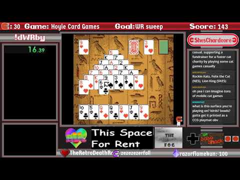 Hoyle Card Games (GBC) Pyramid 1:22