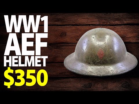 $350 | WW1 US AEF 5th Division Steel Helmet History, Collectibles, | Military Antiques Toronto