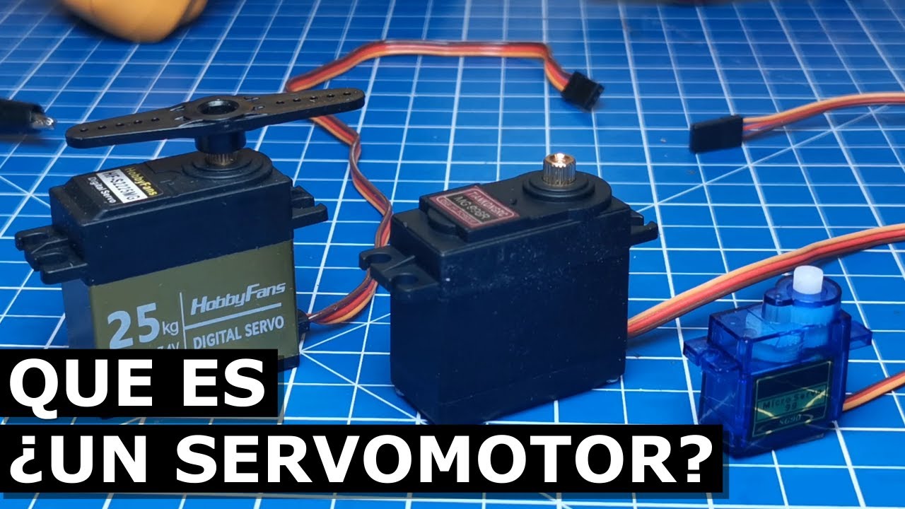 What is a servomotor and what does it do?