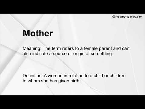 Mother Meaning
