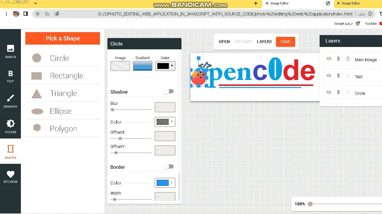 open source javascript image editor
