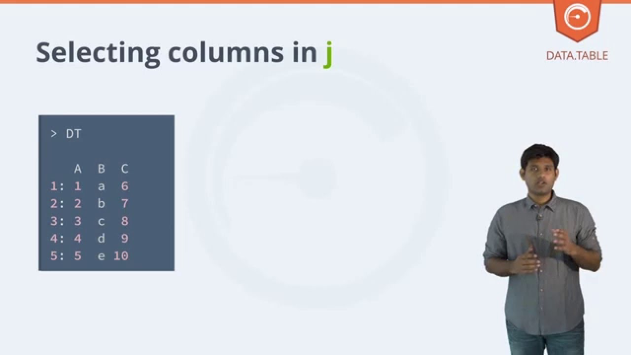 The data.table Package - Selecting columns in j