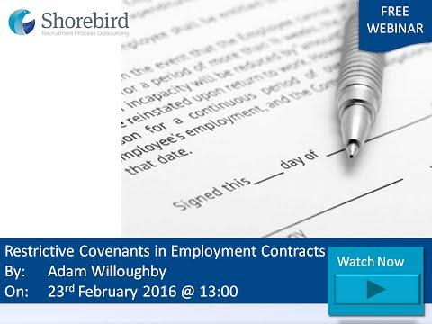 Restrictive Covenants in Employment Contracts