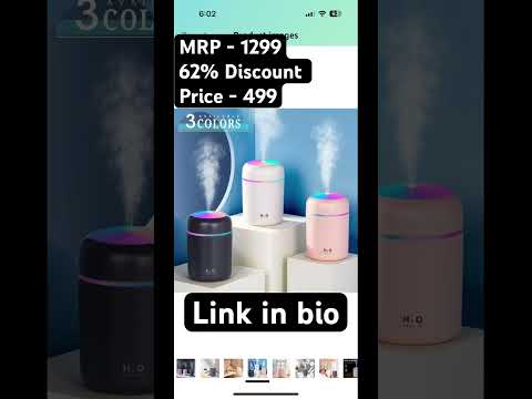BINSBARRY Humidifier for Room Moisture, Aroma Diffuser for Home, Mist Maker, Cool Mist Humidifier,