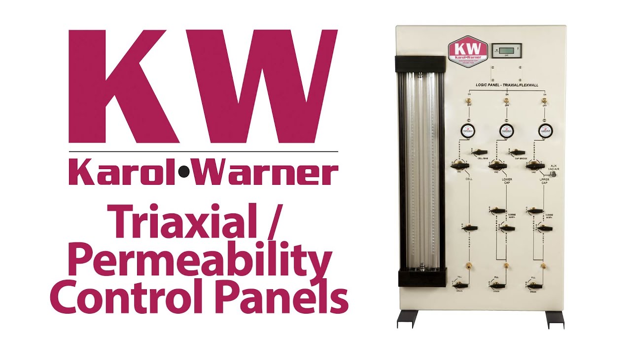 Karol-Warner | Triaxial / Permeability Control Panels