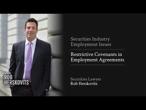 Restrictive Covenants in Employment Agreements