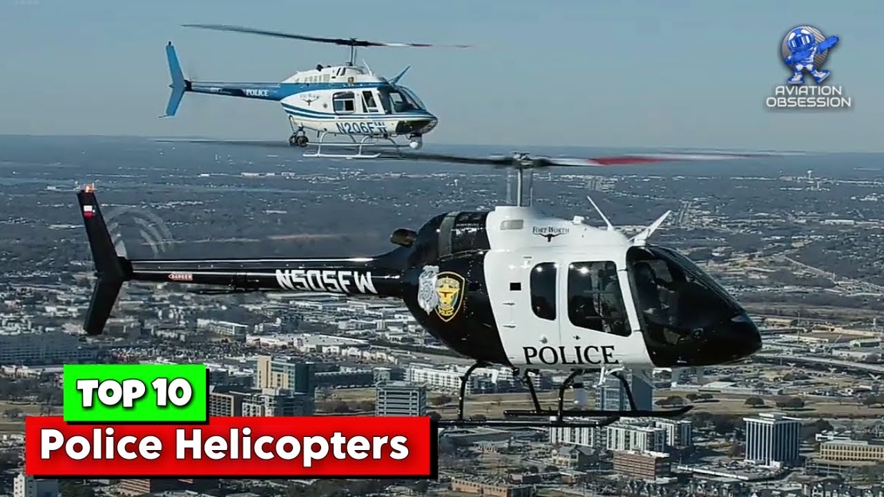 Top 10 Incredible Police Helicopters 🚁