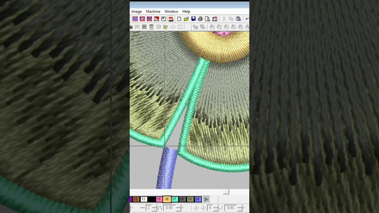 Flower tutorial video by wilcom software #tutorial #embroidery