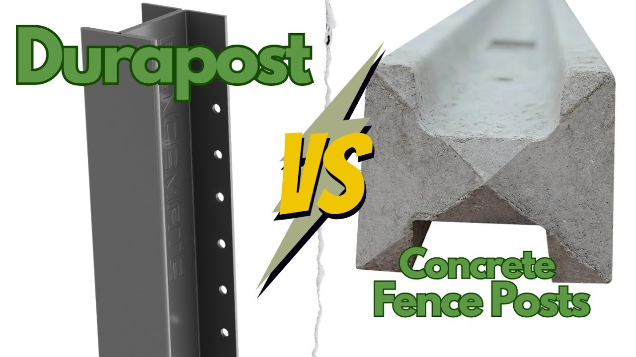 Durapost Fence Post Vs Concrete Fence Posts