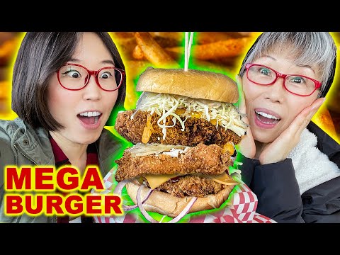 MEGA JAPANESE BURGER!!! Bento Box, Soba Noodles and More 🍔 Food Tour in Seattle