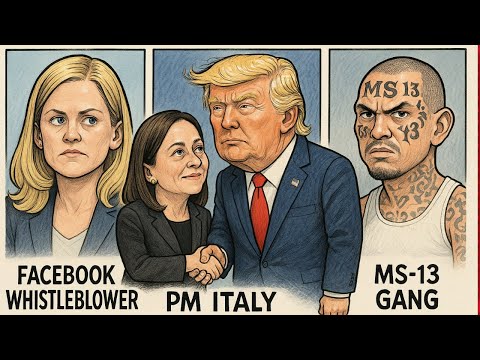 Trump & PM Italy, MS 13 Gang, Facebook Whistleblower,