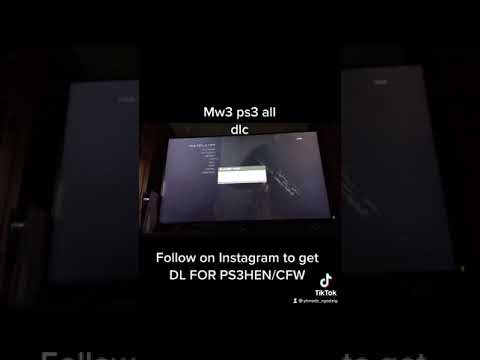 MW3 PS3 unlock all DLC HEN/CFW