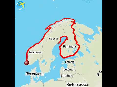 Mapa antigo da Suécia