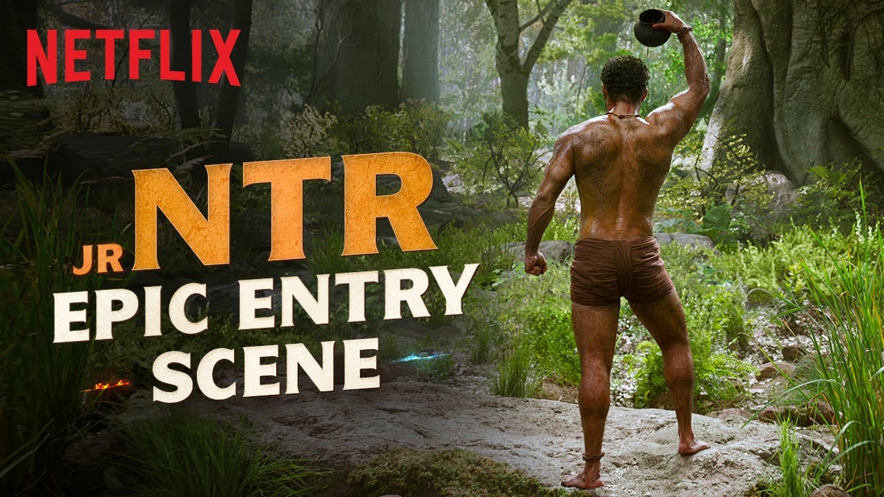 Jr. NTR's Entry Scene | RRR (Hindi) | Netflix India - Bollywood Dadi