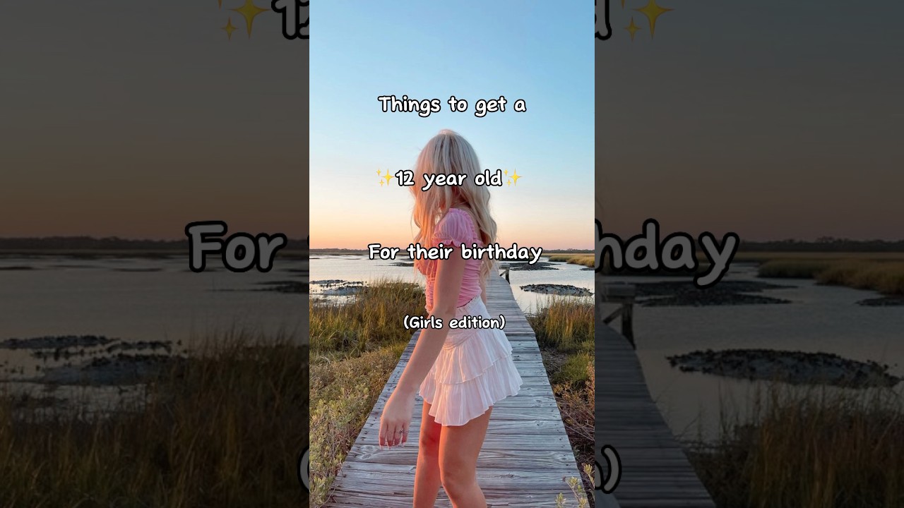 Things to get a 12 year old for their birthday (girls edition) #shorts #preppy #fyp