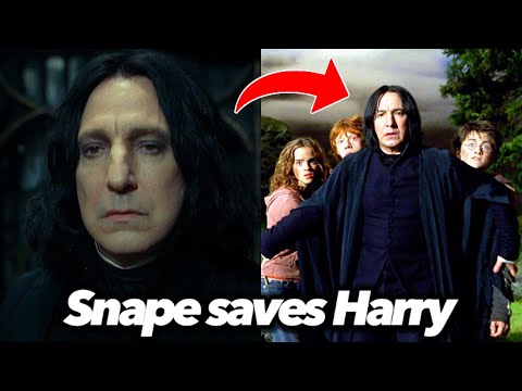 7 times Snape's care for Harry Potter was visible #shorts
