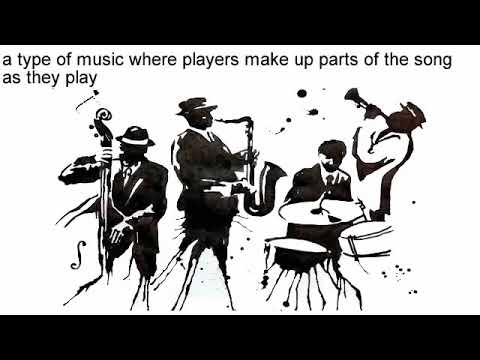 jazz meaning | Vocabulary for Kids | Children's Dictionary | Learn English Vocabulary