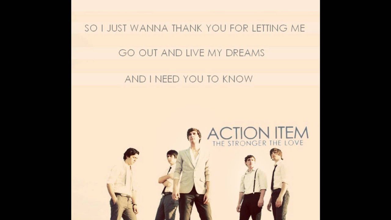 Action Item - Home with Lyrics