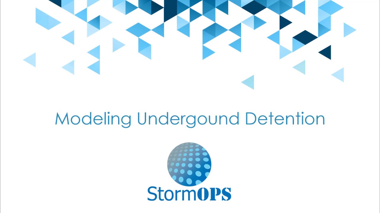 IDEAL FAQ 07 - Modeling Underground Detention