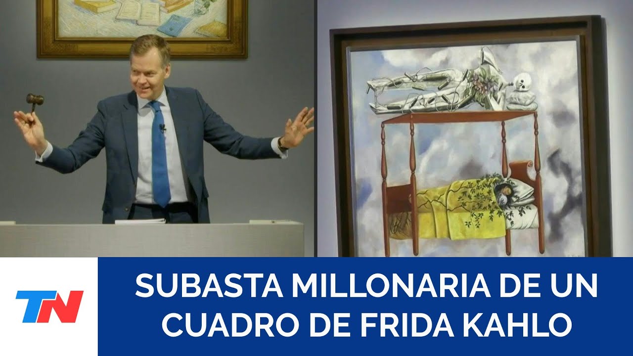 A Frida Kahlo painting sold at auction for $54.6 million, a record for a female artist.