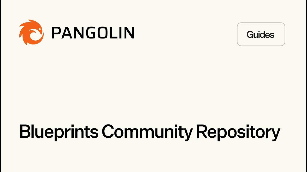 Blueprints Repo: Community library for self-hosted apps tunneled with Pangolin