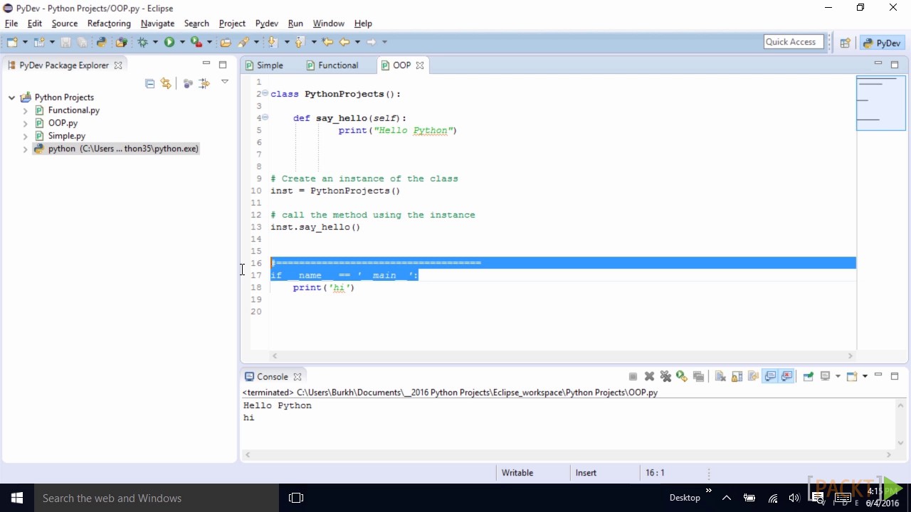 Python Projects : Getting Started with Python | packtpub.com