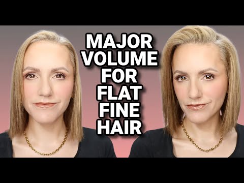 FLAT, FINE HAIR THAT DOESN'T HOLD A STYLE? | GET VOLUME FOR DAYS!