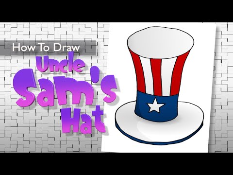 How to Draw Uncle Sam's Hat 🇺🇸 Veterans Day 🇺🇸 4th of July 🇺🇸 Memorial Day 🇺🇸 Frazier Tales 🇺🇸