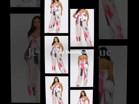https://jessizboutique.com/products/abstract-elegance-printed-wide-leg-jumpsuit #chic #fashiontrend