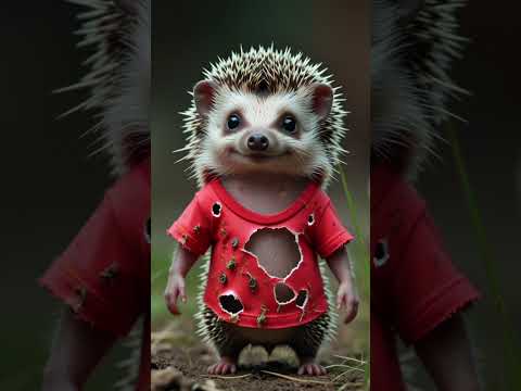 Are You mad?No💙#Hedgehog1ai #cute #funny #shortvideo #shortsviral #shorts #cutebaby #monkey #mad#ai