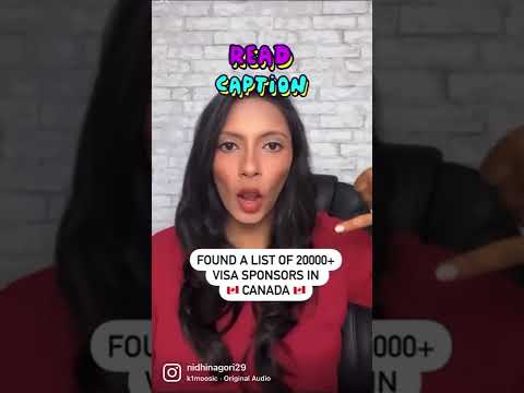 20000+ companies sponsoring work visa in Canada! Link in first comment