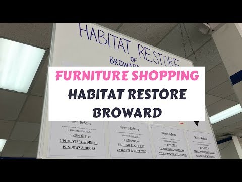 Furniture Shop With Me: Habitat ReStore Broward