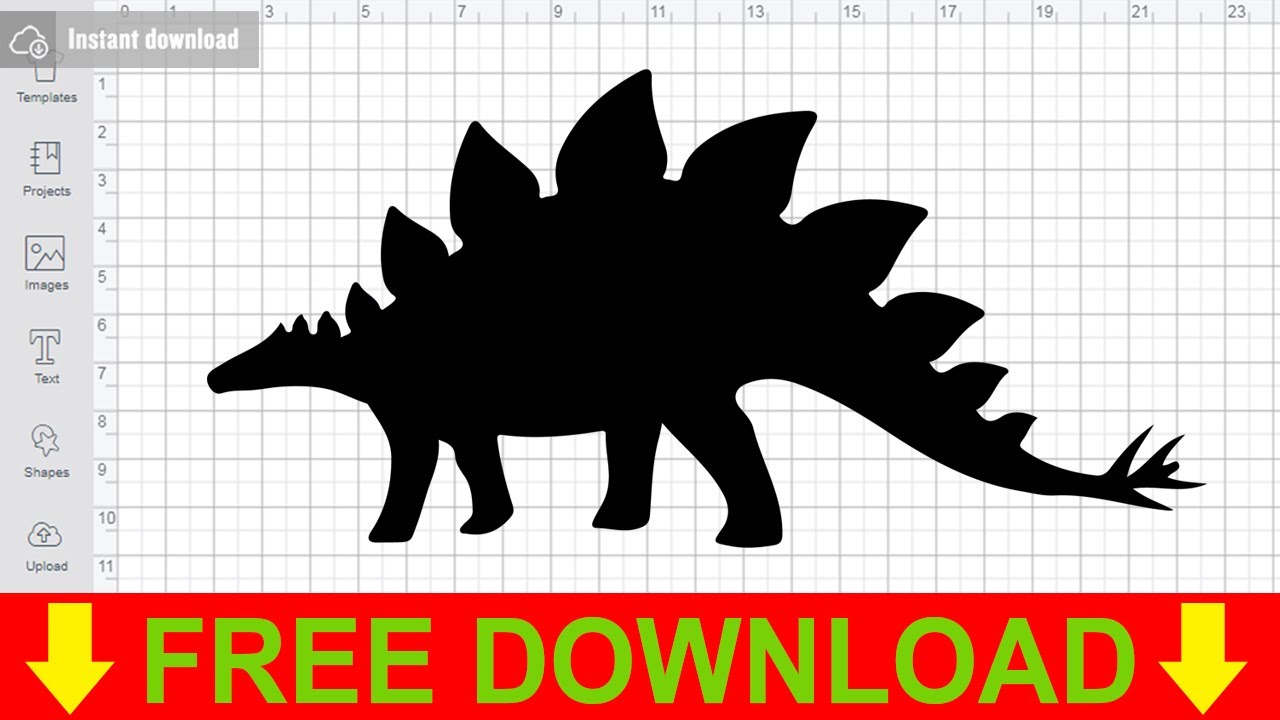 Dinosaur Svg Free Cut File for Cricut
