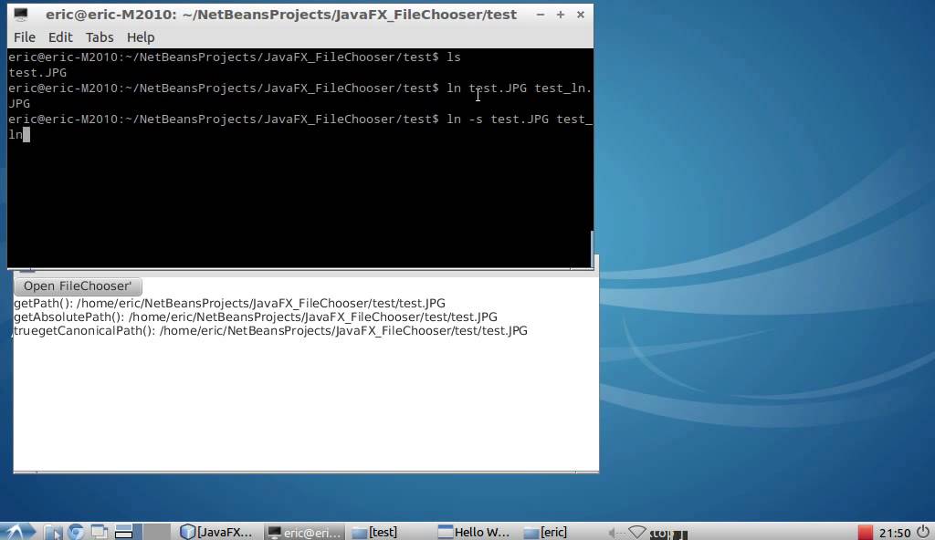 JavaFX FileChooser - File.getPath(), getAbsolutePath() and getCanonicalPath()