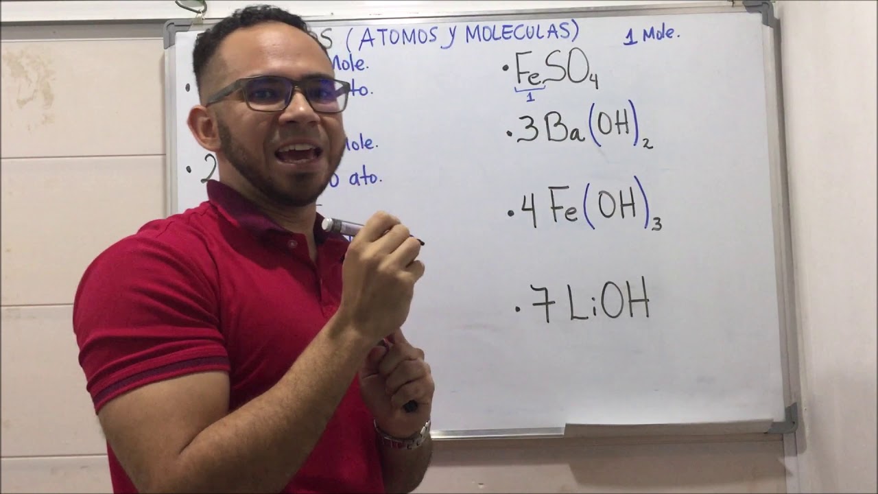 EXERCISES ATOMS AND MOLECULES PART I - Chemistry Professor Germán