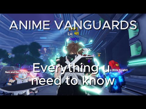 Anime vanguards all the basics for a beginner