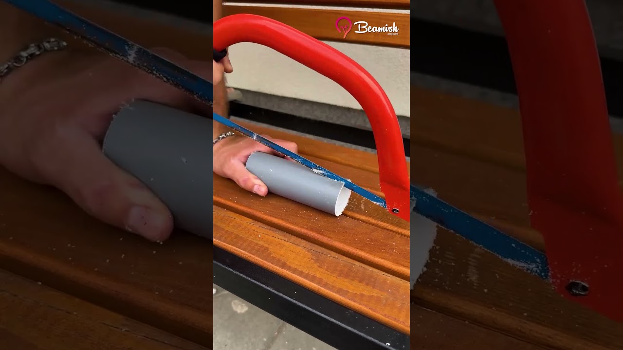 Joining PVC pipes the right way to prevent leaks #pipes #easy #smart #simple