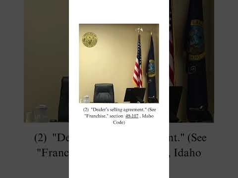 Idaho statutes title 49-105 ch. 1 D.1