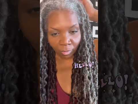 Loc Twist out - this definition went crazy! #locs #locd #locstyles #grayhair #locnation #locgang