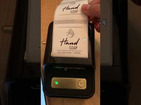 DIY Personalized Hand Sanitizer Labels | NIIMBOT B21