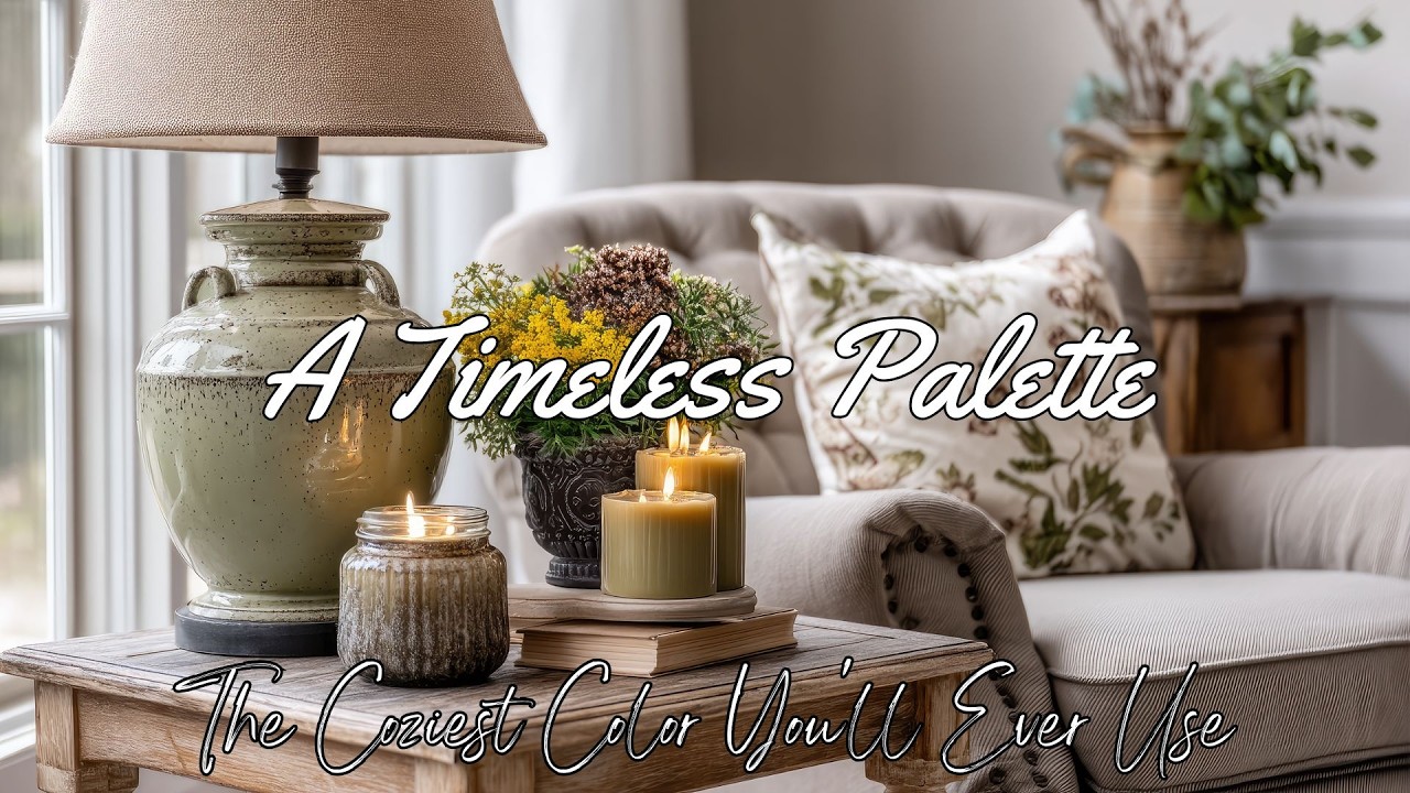 Timeless Farmhouse Color Palette: How to Style Sage Green & Olive for a Cozy Luxury Home